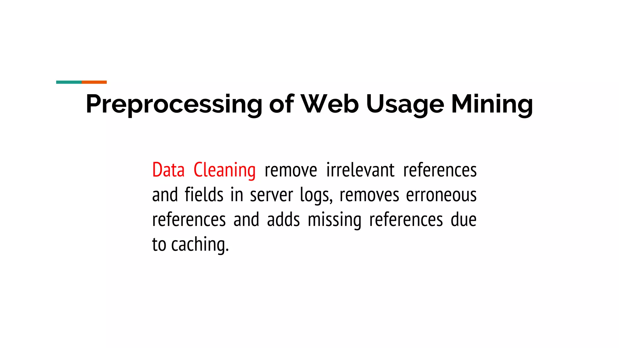Web Usage Mining Pptx Internet Computing