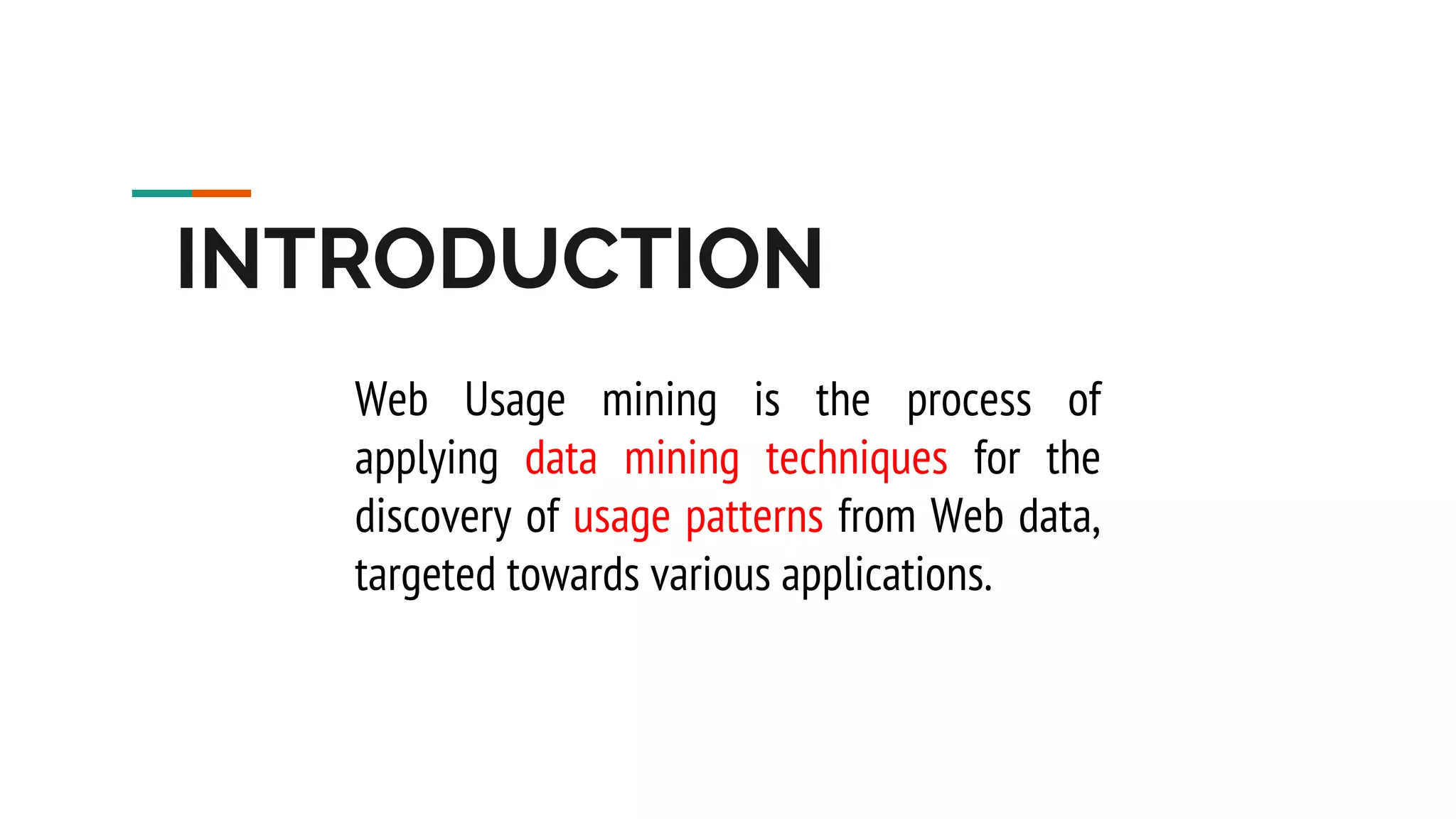 Web Usage Mining Pptx Internet Computing