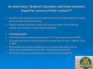 Webvan Final | PPT