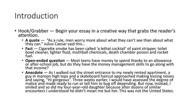 Informative Essay Notes | PPTX