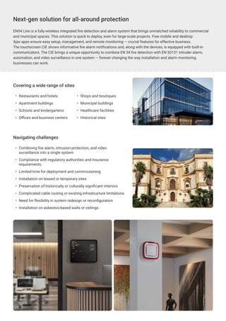 NEW Ajax EN54 Line Product Brochure 2025 | PDF