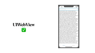 WebView Development Pitfalls | PDF