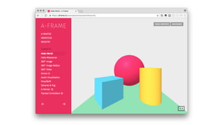 Quick dive into WebVR | PPT