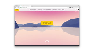Quick dive into WebVR | PPT