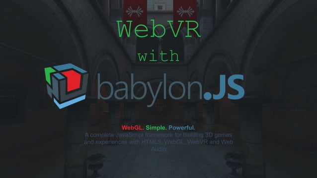 WebVR with Babylon.JS | Free Download