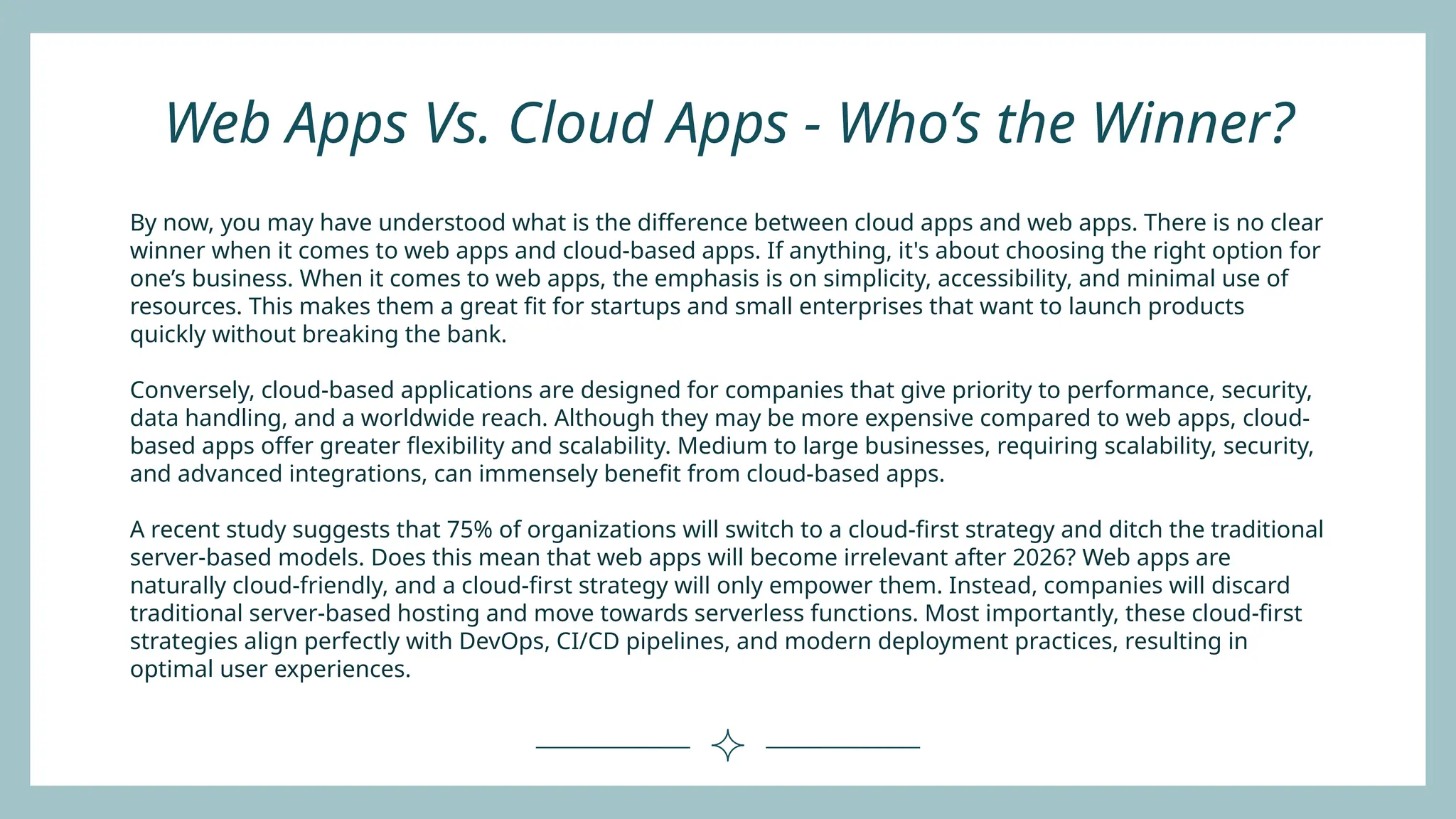 Web-Based Vs Cloud-Based Apps - Comparison For 2025 | PPTX