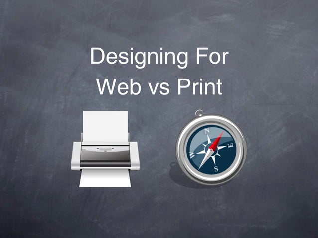 Web vs Print | PPT