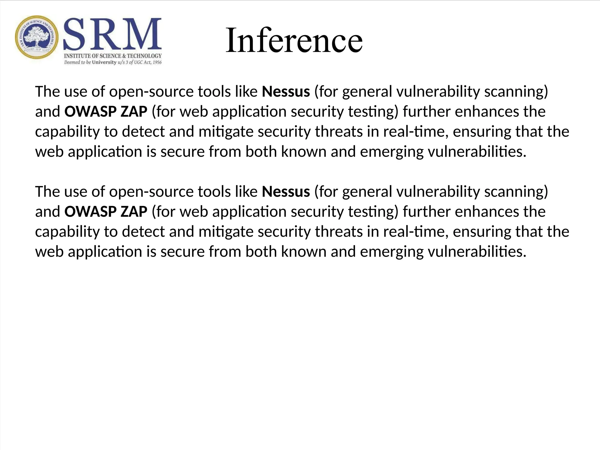 Vulnerability Scanner On Web Applicationpptx 4498
