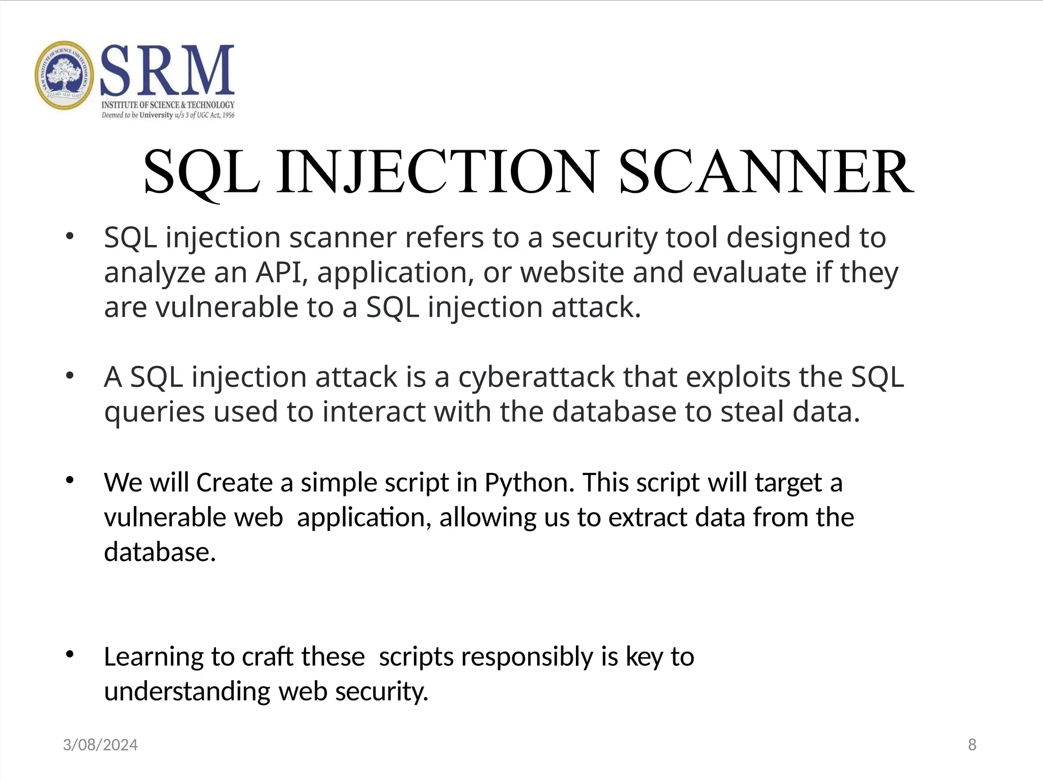 vulnerability scanner on web application.pptx
