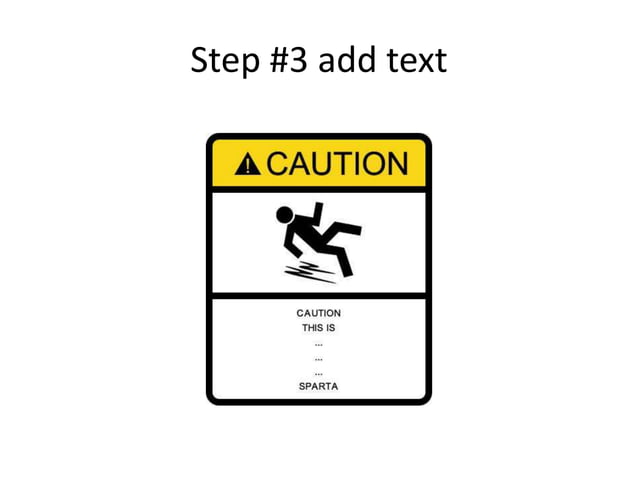 Web warning sign generator | PPT