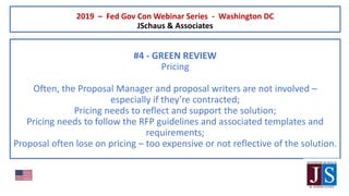 FED GOV CON - Proposals - Color Team Reviews | PPTX