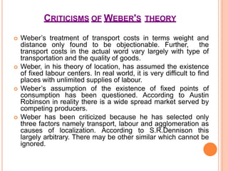 Weber theory | PPTX