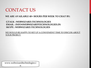 Webwizard Technologies | PPT | Web Development | Internet