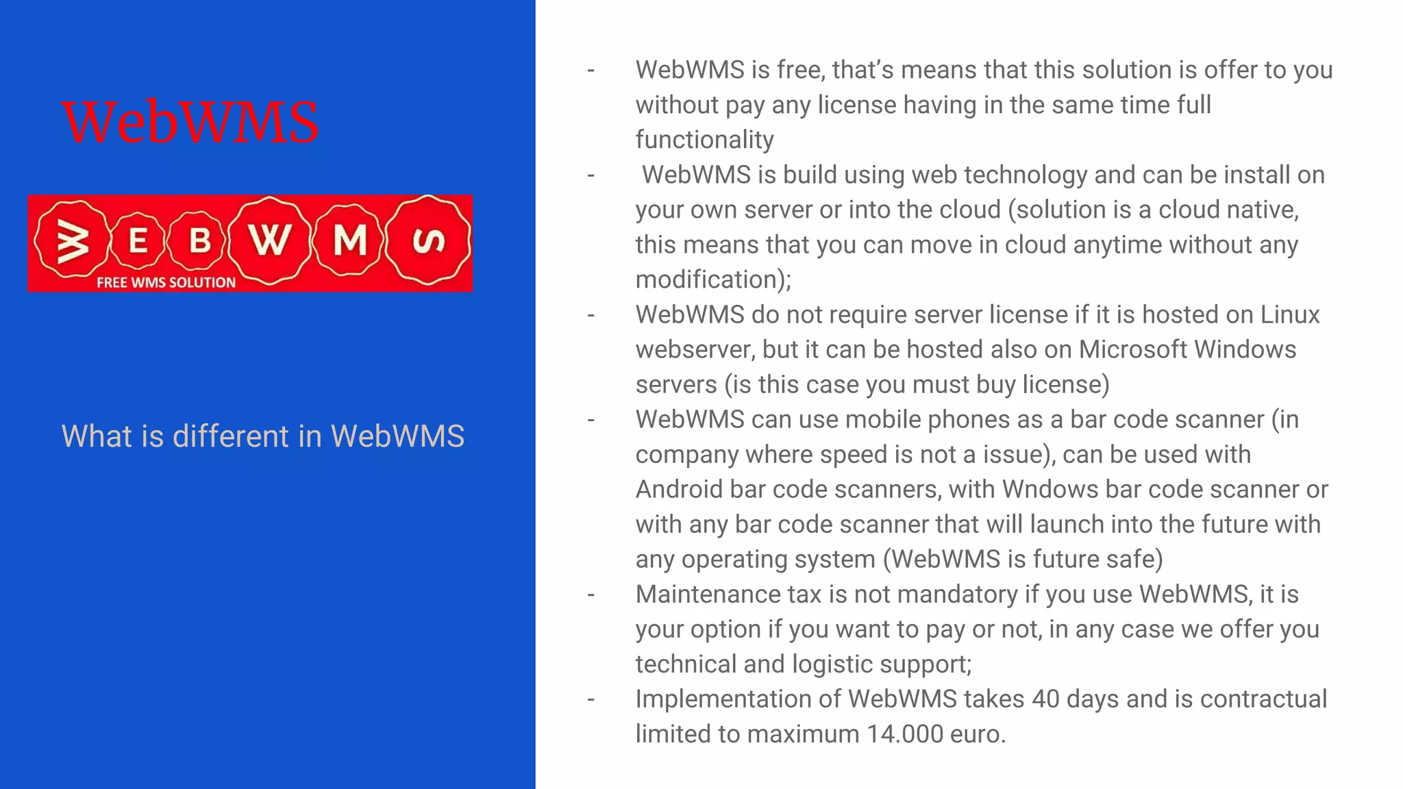 Web wms presentation | PPT