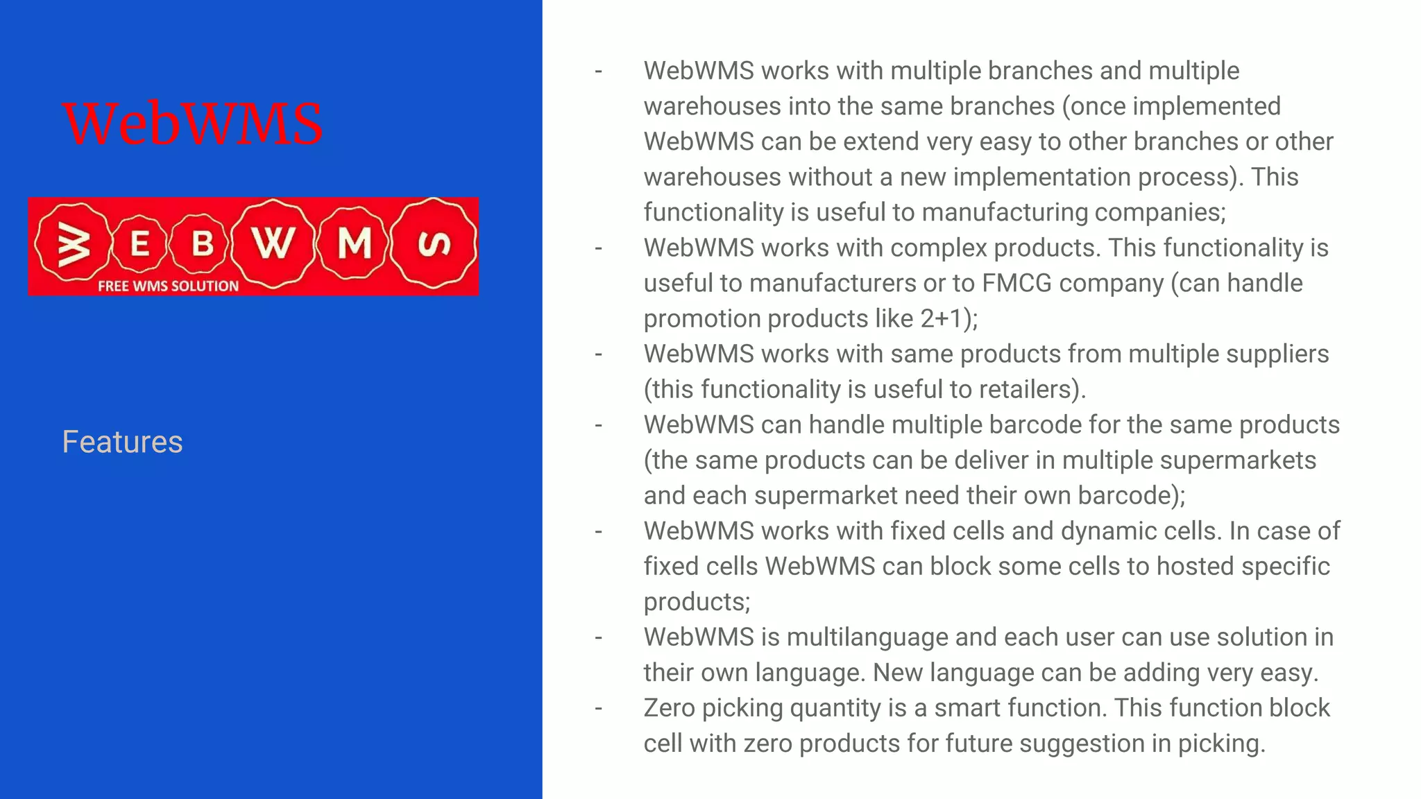 Web wms presentation | PPT