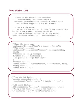 Web workers | PDF