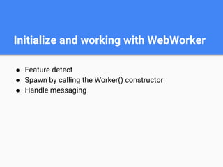 Web workers | PPT