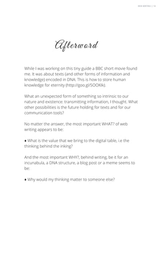 Web Writing Guide | PDF