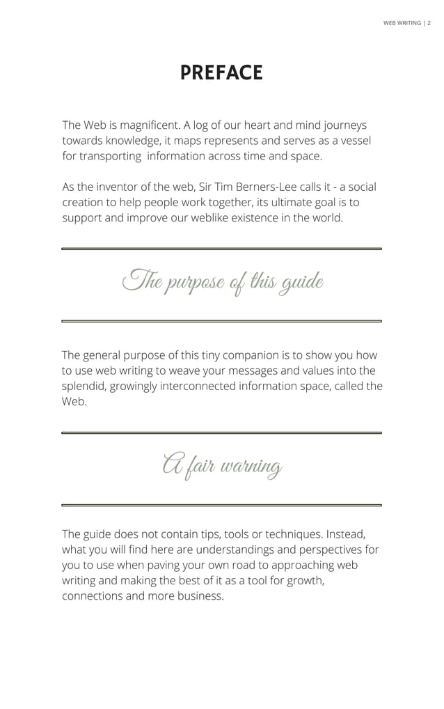 Web Writing Guide | PDF