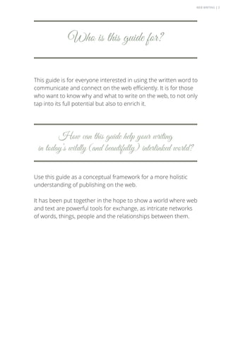 Web Writing Guide | PDF