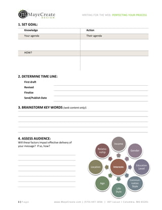 Writing for the Web Handout | PDF