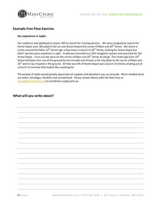 Writing for the Web Handout | PDF