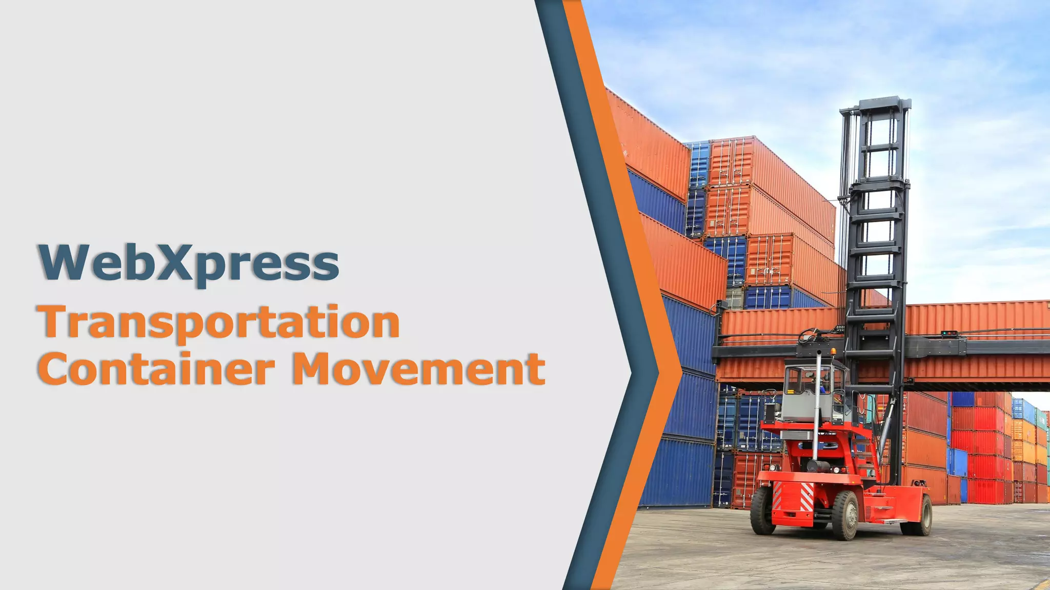 WebXpress Container Movement Solution | PDF