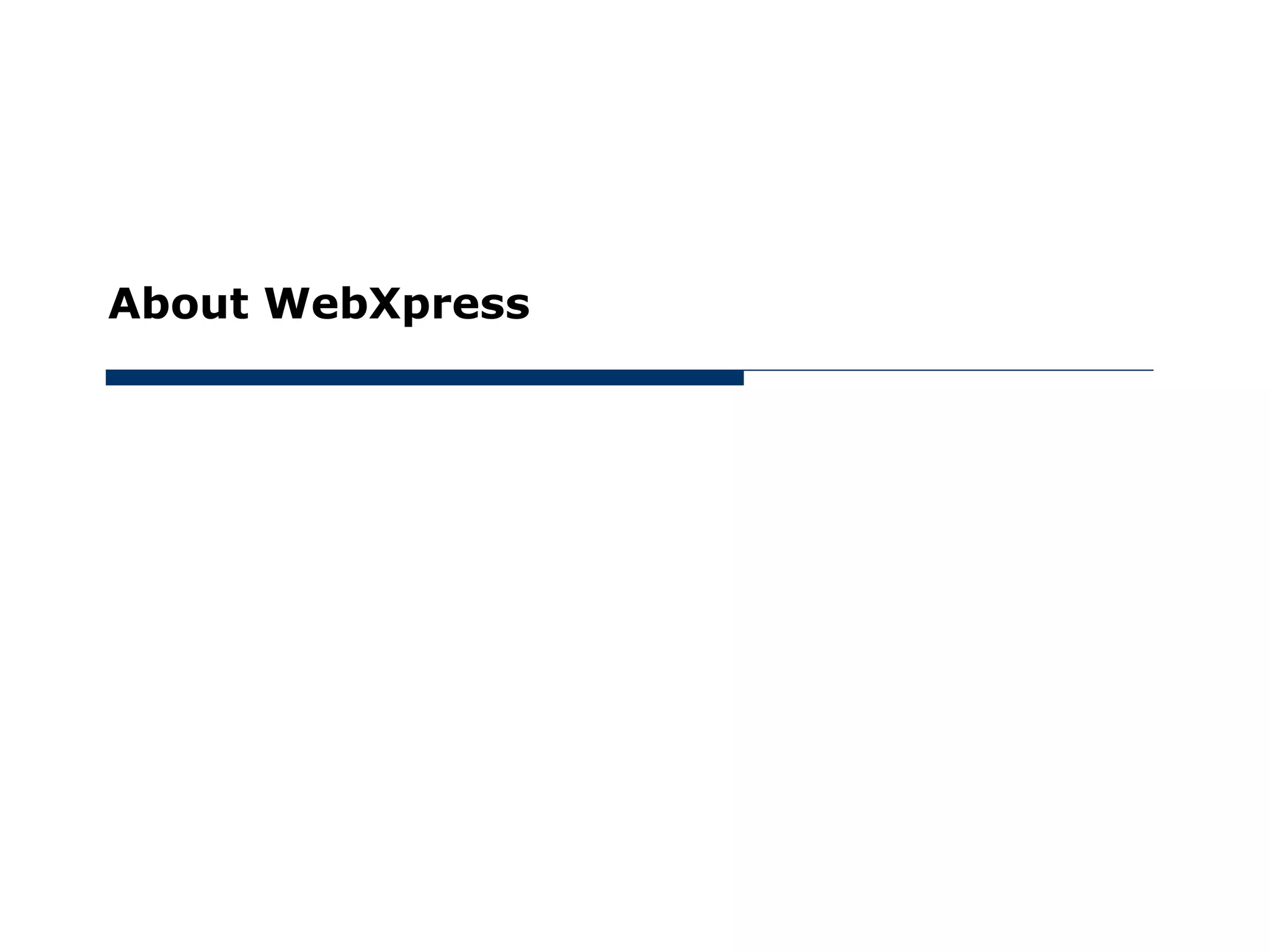 WebXpress Warehouse Management System | PPT