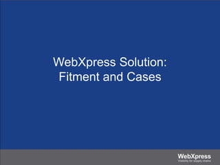 WebXpress Yard and Distribution Management Solution | PPT