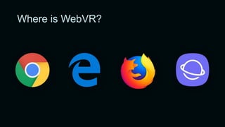 WebXR - Introduction and Workshop | PPTX | Web Design and HTML | Internet