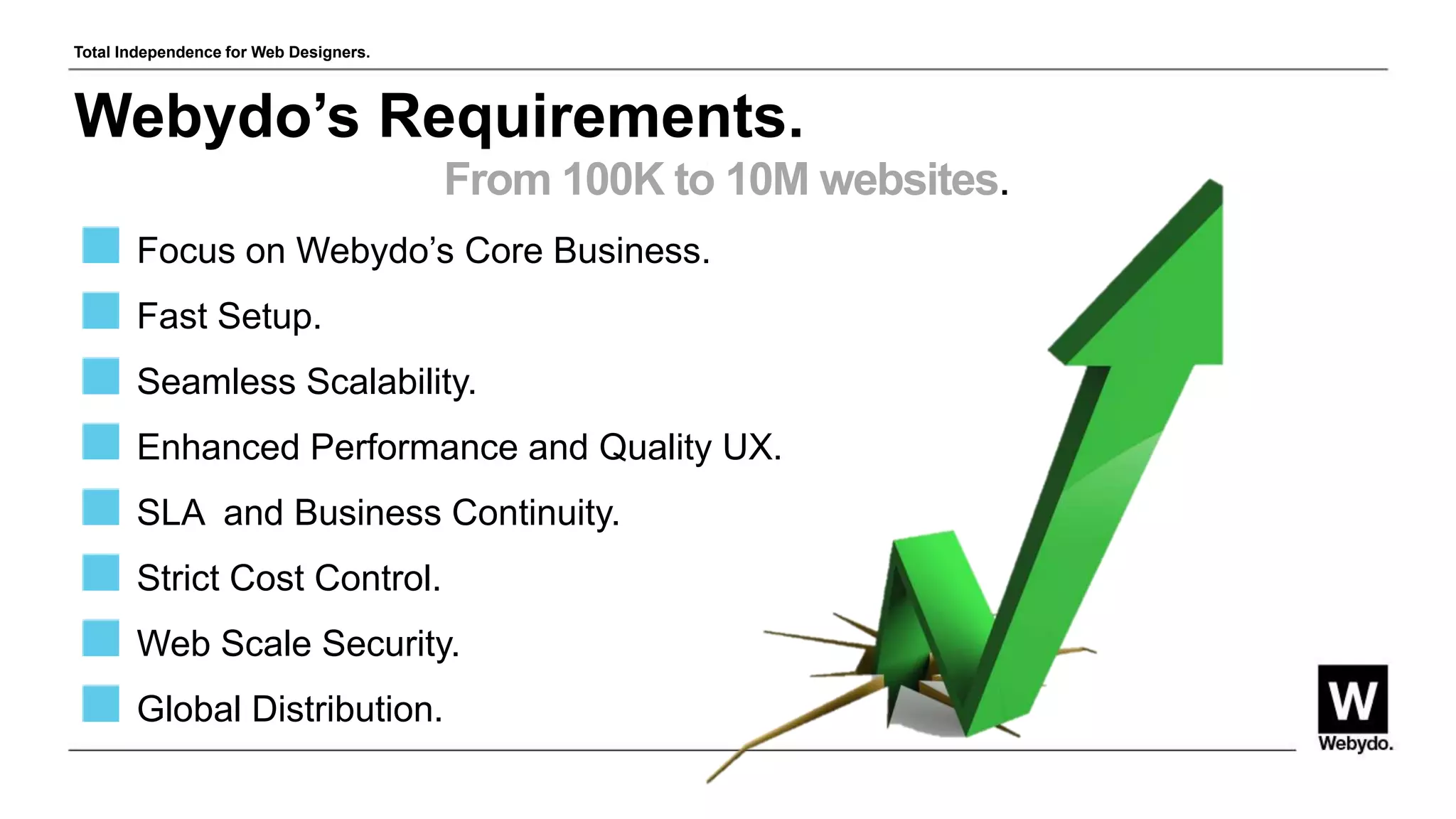 Webydo Moves Google Cloud. | PPT