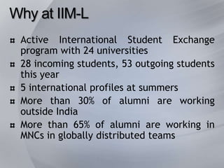 Cross Culture Course Proposal at IIML | PPT