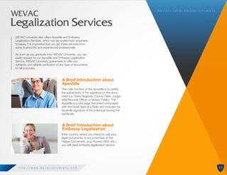 Wecac university brochure | PDF