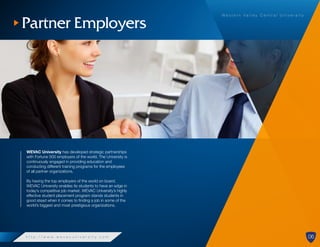 Wecac university brochure | PDF