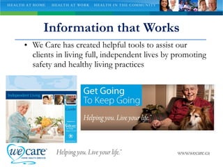 We Care Difference General | PPT