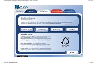 WECC Building- Sustainabilty Presentation, Madison, Wi | PPT