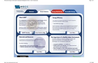 WECC Building- Sustainabilty Presentation, Madison, Wi | PPT