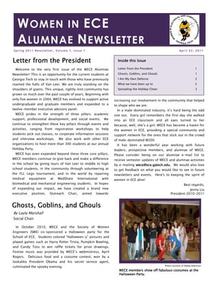 WECE Newsletter 2010-2011 | PDF