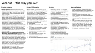 WeChat 2-page summary | PPT