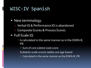 Wechsler (2) | PPT