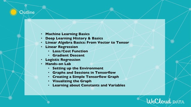 Deep Learning Introduction - WeCloudData | PPT