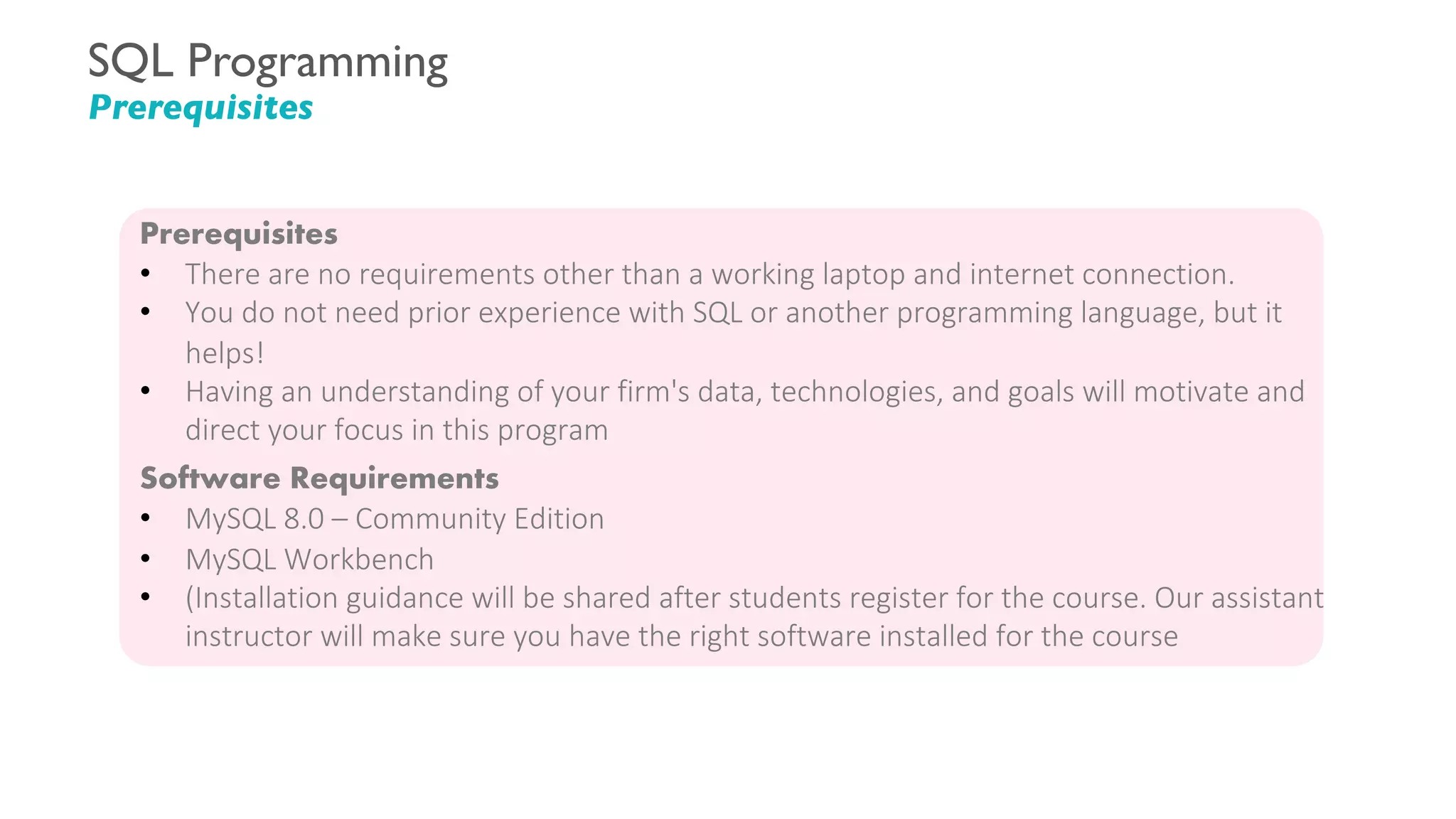 SQL for Data Science | PDF