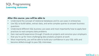 SQL for Data Science | PDF