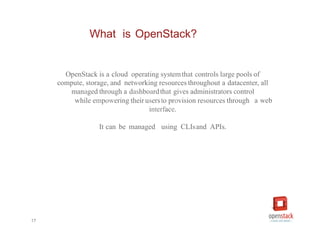 OpenStack Workshop - WECode Harvard Conference | PDF | Cloud Computing | Internet