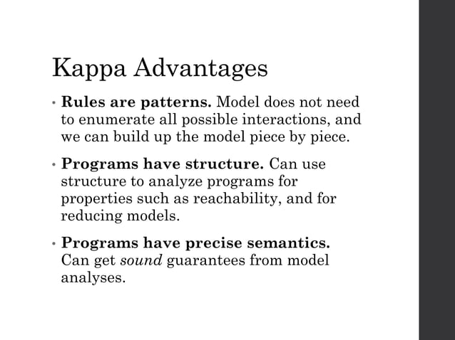Programming Languages for Biological Modeling | PPT