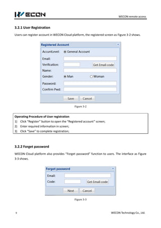 WECON Remote Access User Manual | PDF