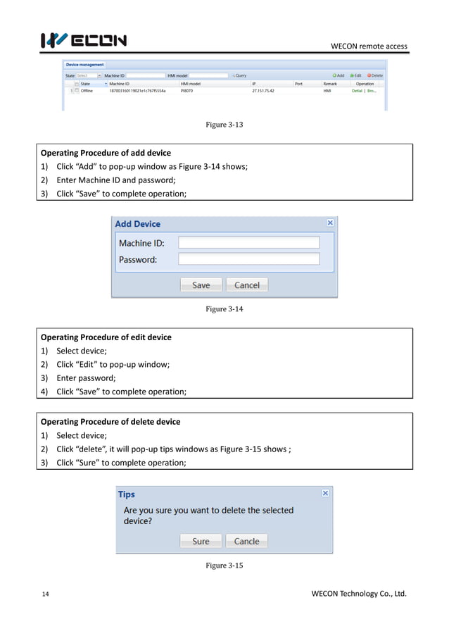 WECON Remote Access User Manual | PDF | Operating Systems | Computer Software and Applications