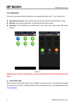 WECON Remote Access User Manual | PDF