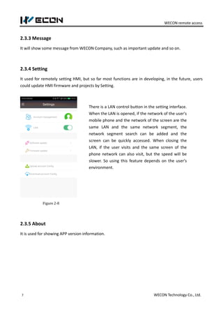 WECON Remote Access User Manual | PDF