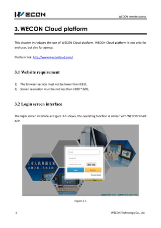 WECON Remote Access User Manual | PDF
